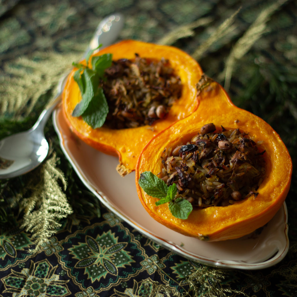 Gevulde pompoen - VeganChallenge
